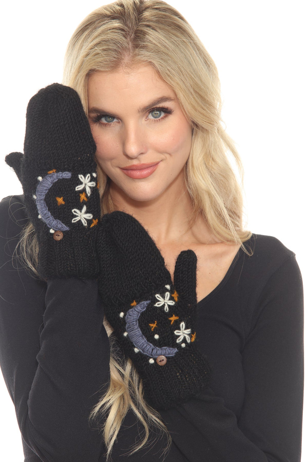 Hand Embroidery Mittens – Lakhay-Retail