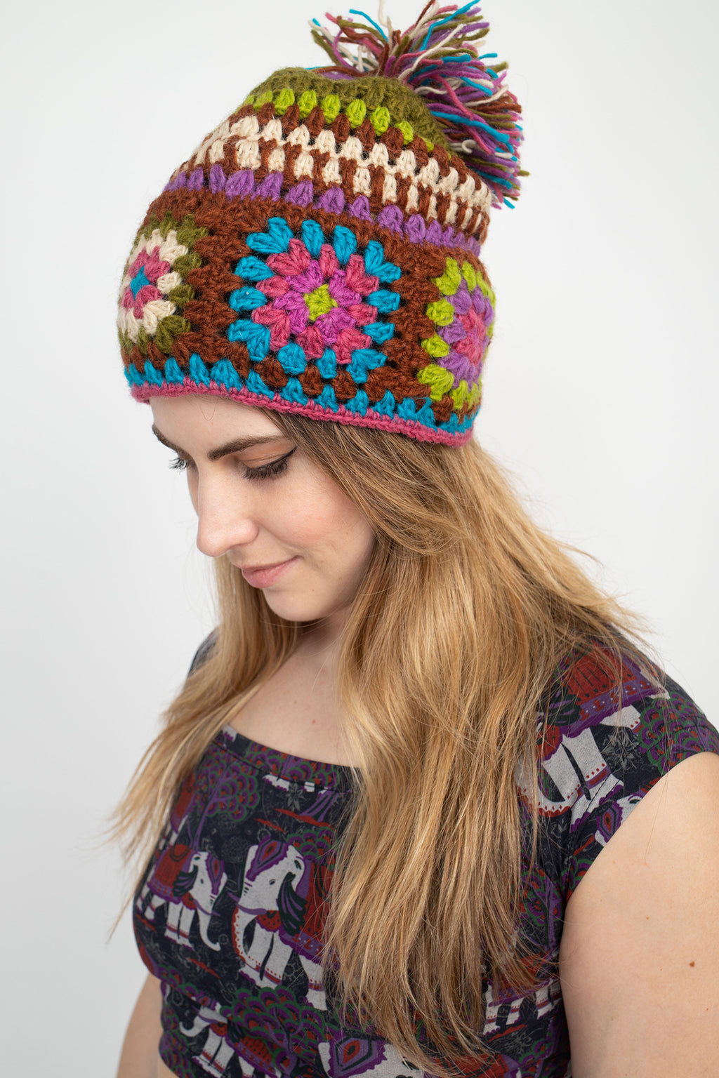 Granny Square Beanie – Lakhay-Retail