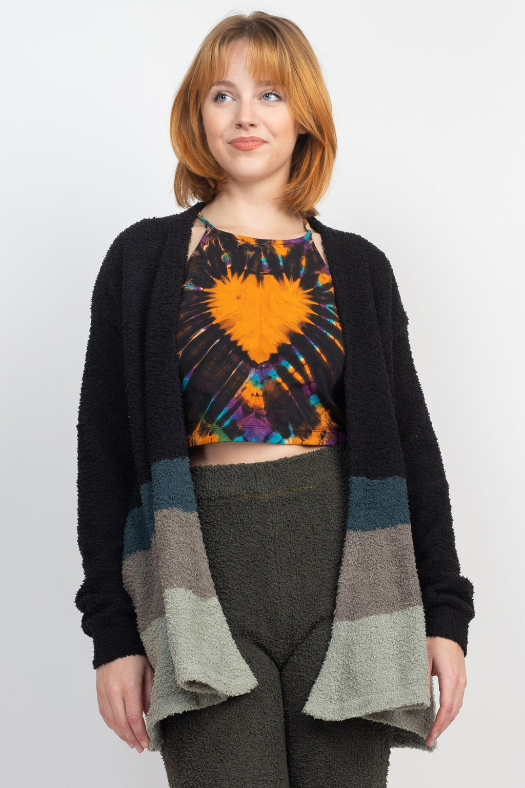 Ombre- Cozy Knit Shawl Cardigan – Lakhay-Retail
