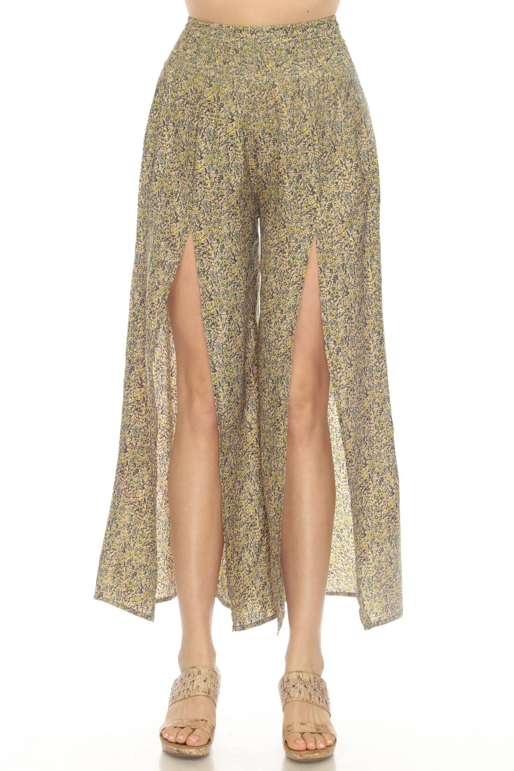 Stylish Women's PolySilk Faux Wrap Pants: Wide Leg, Flowy & Lightweight ...