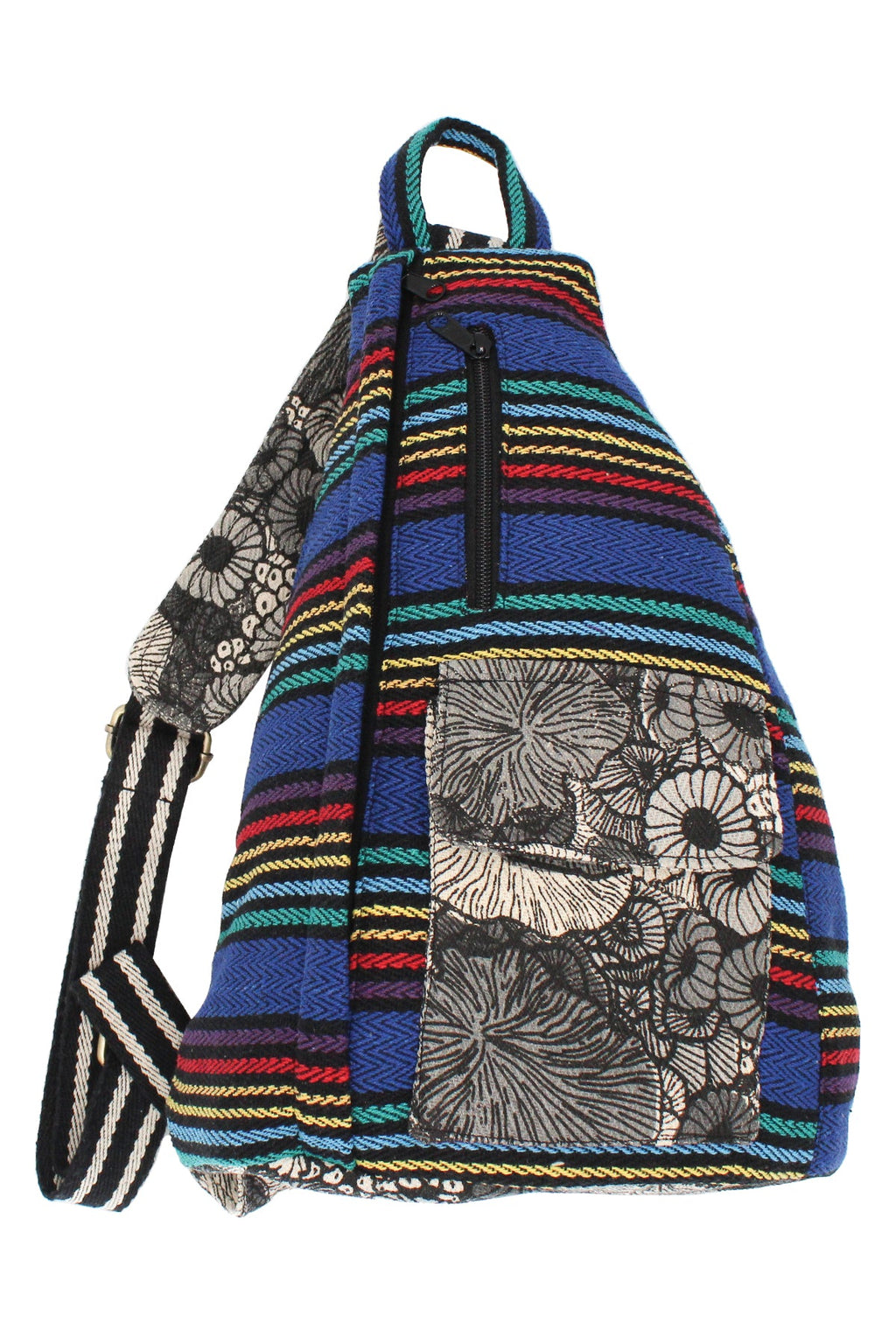 Multi Stripe Crossbody Sling Backpack – Lakhay-Retail