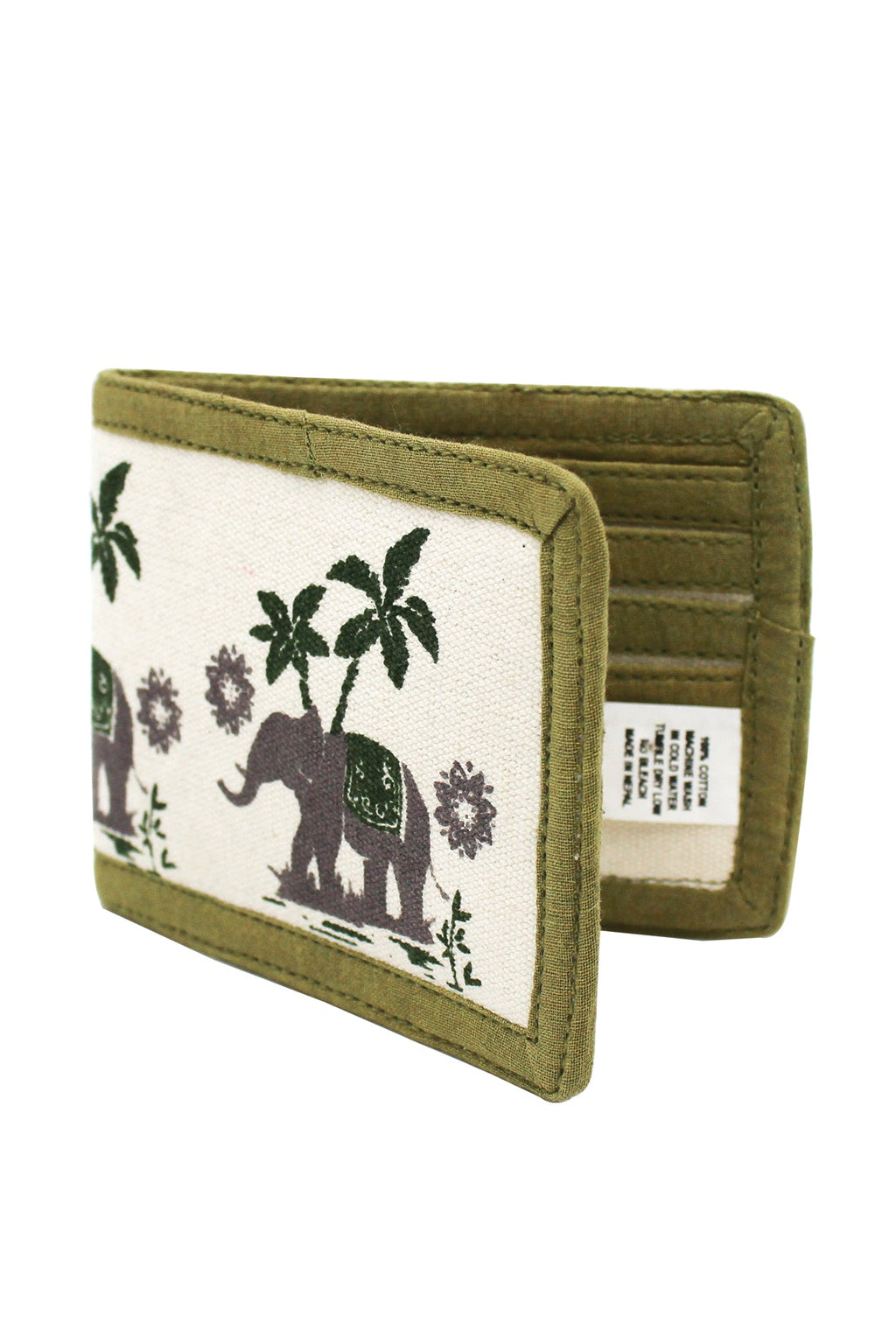 Boho Printed Wallets: Men's Cotton Unisex Bifold for Beach, Gift ...